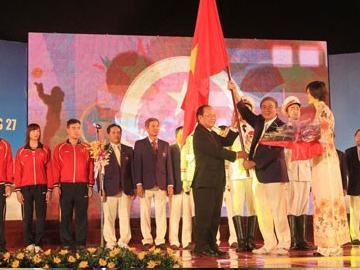 Lễ xuất quân của đoàn TTVN tham dự SEA Games 27