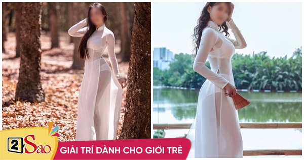 Nhức Mắt Trước Loạt Người đẹp Mặc áo Dài Trong Suốt Phản Cảm 2sao