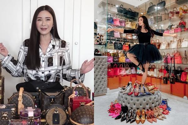 Jamie Chua chi tiền mua túi Louis Vuitton