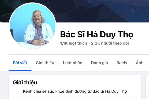 Sự thật về bác sĩ Hà Duy Thọ nổi tiếng trên Facebook, Tiktok