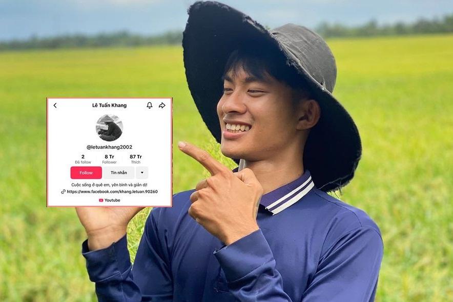 Lê Tuấn Khang: Cán mốc 8 triệu followers, đăng video đạt 175 triệu view chỉ sau 1 ngày
